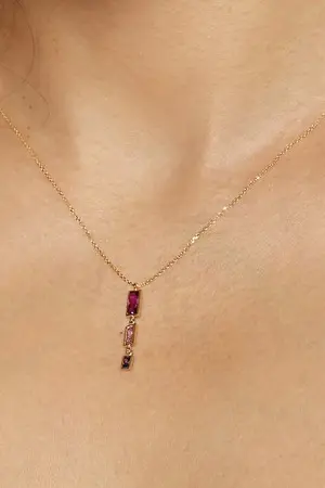 ORADINA 14k Gold Fresco Pendant Necklace