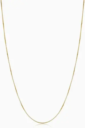 ORADINA 10k Gold Bodega Box Chain - Yellow Gold