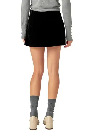 English Factory Velvet Skort