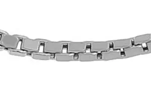 Bony Levy 14k Gold Box Chain Bracelet - 14k White Gold
