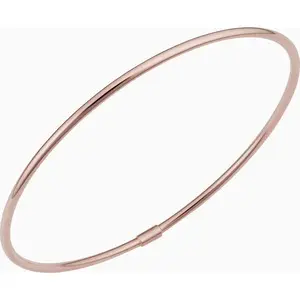 ORADINA 10k Gold Bangle Bracelet - Rose Gold