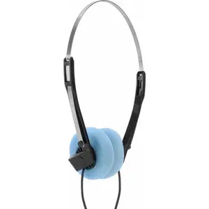 RETROSPEKT Retro Foam On-ear Headphones Light Blue