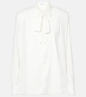 THE FRANKIE SHOP Sophie Satin Shirt