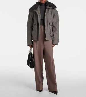 Stella McCartney Wool Wide-leg Trousers