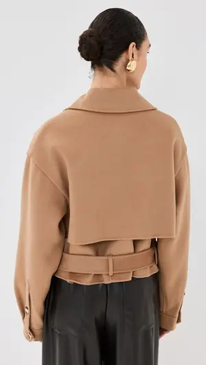 Nanushka Satoyo Jacket - Camel