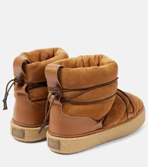 Isabel Marant Étoile Heta Suede Ankle Boots - Brown
