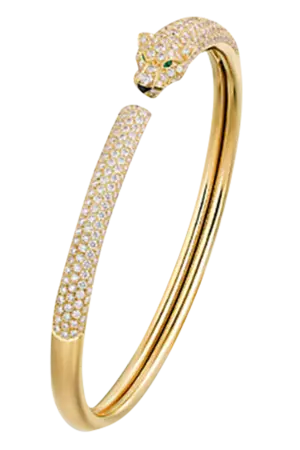 CARTIER Panthère De Cartier 18ct Yellow-Gold Diamond Bracelet