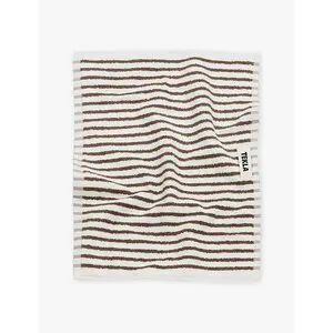 TEKLA Striped Cotton Bath Towel 70cm X 140cm - Kodiak Stripes