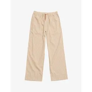 TEKLA Straight-leg Mid-rise Organic-cotton Poplin Pyjama Trousers S Corinth Stripes