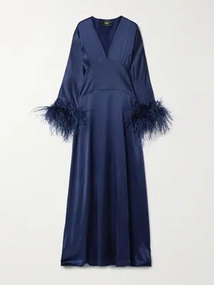 Taller Marmo Trimmed Evening Dresses