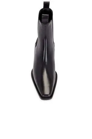 TOTEME The City Boot In Leather - Black