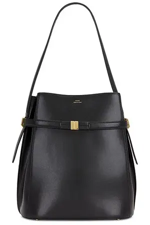 TOTEME Belted Bucket Bag - Black