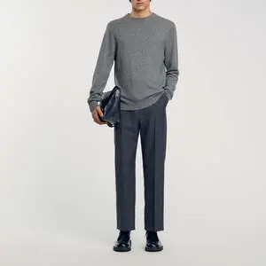 Sandro Wide-leg Trousers - Mocked Grey