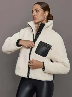 Carbon38 Mixed Media Sherpa Jacket