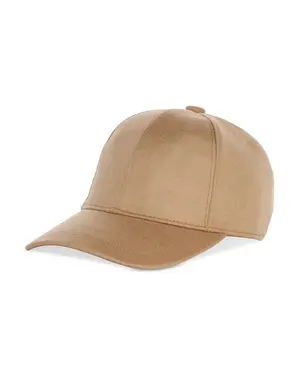 Vince Cashmere Baseball Hat - Bru