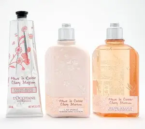 L'OCCITANE 3pc Cherry Blossom Bath & Body Collection - One-color