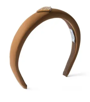 Prada Prada Re-Nylon Padded Headband Brown