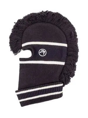 AMBUSH Balaclava With Fringe Black