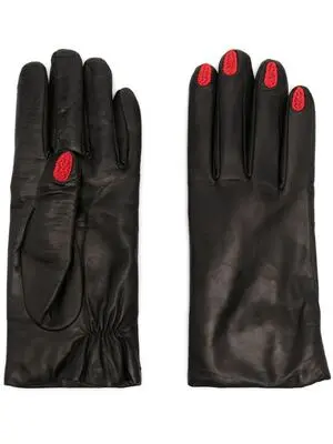 Vivetta Vivetta Leather Gloves - Black