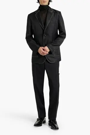 Acne Studios Topstitched Twill Blazer