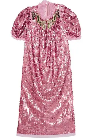 Dolce & Gabbana Embellished Tulle Dress