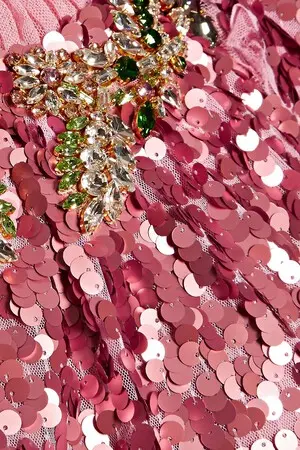 Dolce & Gabbana Embellished Tulle Dress