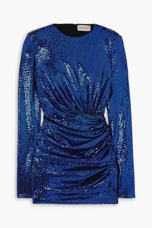 Alexandre Vauthier Ruched Sequined Mini Dress
