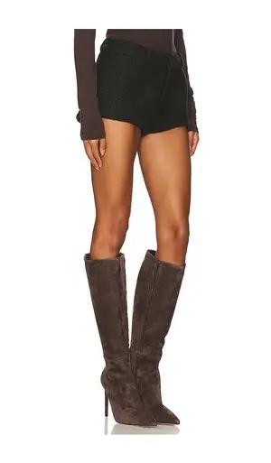 Amanda Uprichard Caresse Shorts - Dark Green