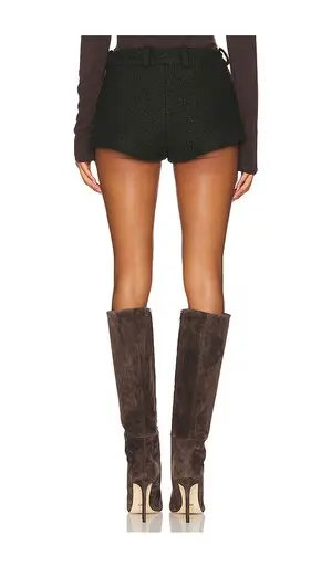 Amanda Uprichard Caresse Shorts - Dark Green