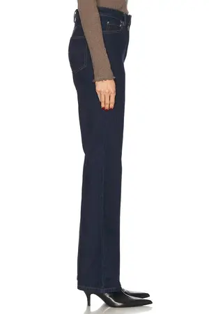 SEROYA Brooklyn High Rise Straight Jeans - Rinse