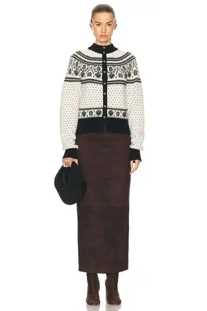 Khaite Marc Cashmere Cardigan - Neutral Multi