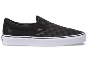 VANS Classic Checkerboard Slip-on Sneakers - Black
