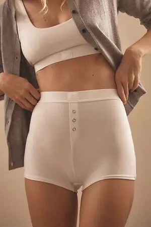 LYREBIRD Cottoncloud Classic Boyshorts - Vanilla