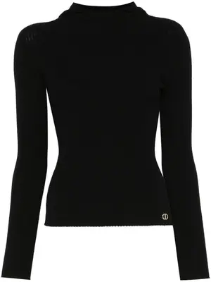 Twinset Logo Sweatshirts Hoodies For Women