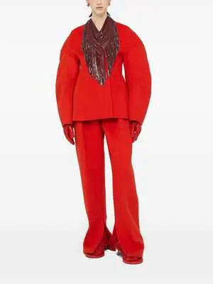 JIL SANDER Wool-blend Jacket - Red
