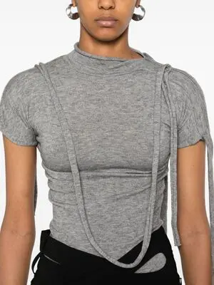 Ottolinger Strappy Knitted T-shirt