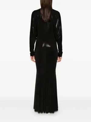 Norma Kamali V-neck Fishtail Dress