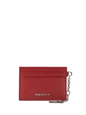 Alexander McQueen Sling Card Holder - Red