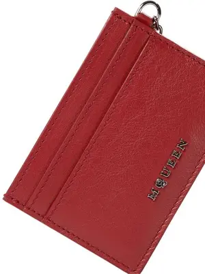 Alexander McQueen Sling Card Holder - Red