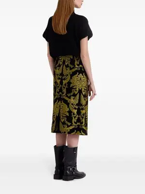 La DoubleJ Printed Pencil Skirt