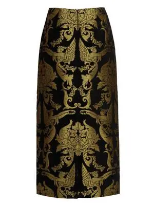 La DoubleJ Printed Pencil Skirt
