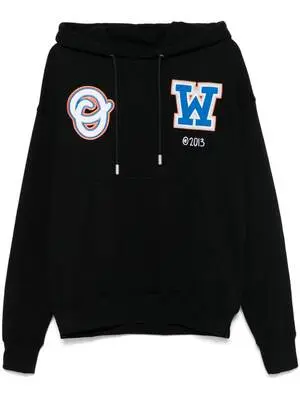 Off-White Wiz Patch Skate Hoodie - Black