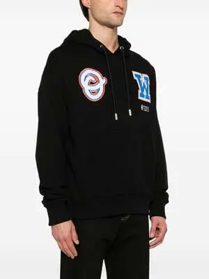 Off-White Wiz Patch Skate Hoodie - Black