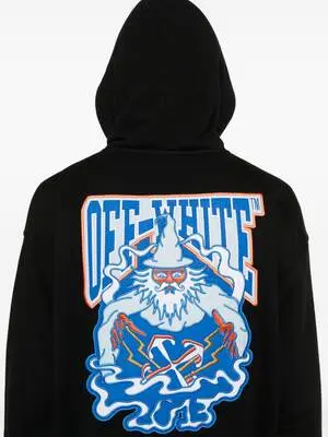 Off-White Wiz Patch Skate Hoodie - Black