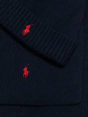 Polo Ralph Lauren Polo Pony-motif Scarf Set - Blue