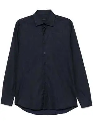 Etro Paisley-jacquard Shirt - Blue