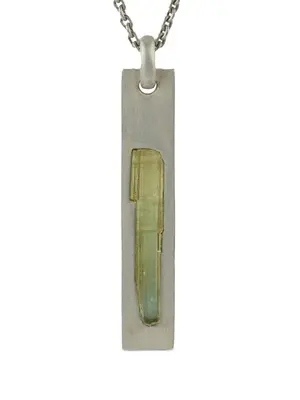 PARTS OF FOUR Plate Necklace - Silver