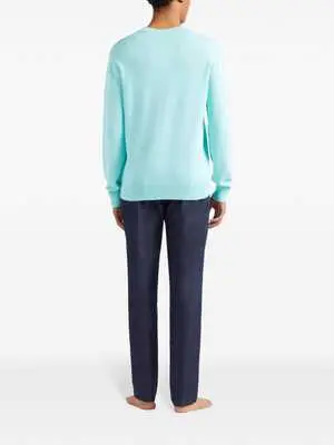 Vilebrequin Embroidered-logo Sweater - Blue