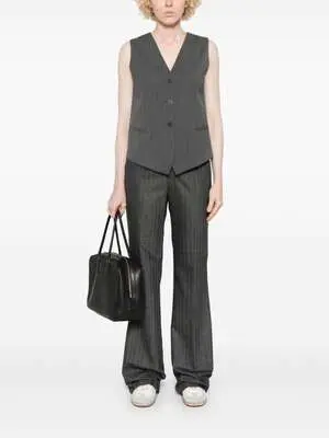 TWINSET Textured Waistcoat - Grey