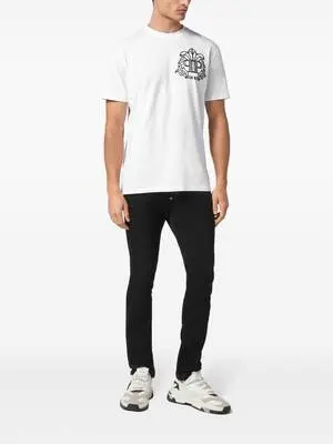 Philipp Plein Skull&bones T-shirt - White
